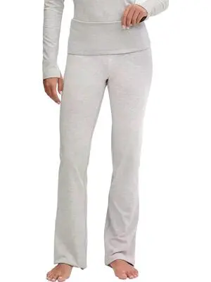 CASALL Logo Embroidered Flared Track Pants - Grey