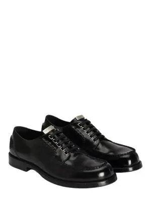 Dolce & Gabbana Calfskin Derby Shoes - Black