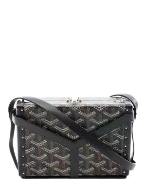 Goyard Trunk Shoulder Bag - Black