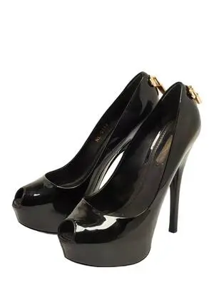 LOUIS VUITTON Oh Really Peep-toe Pumps - Black
