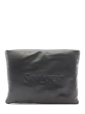 Saint Laurent Puffy Pouch Clutch Bag - Black