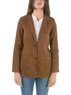 Woolrich Pinstriped Single-breasted Blazer - Brown