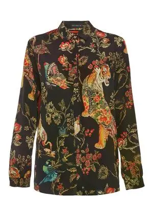 ETRO Etro Floral Print Silk Shirt