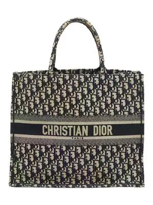 Dior 2018 Oblique Book Tote Bag - Blue