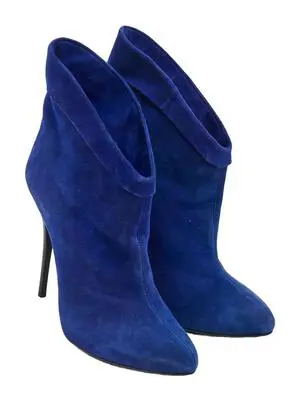 GIUSEPPE ZANOTTI Suede Ankle Boots - Blue
