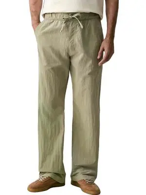Michael Kors Straight-leg Trousers With Drawstring Waist - Green