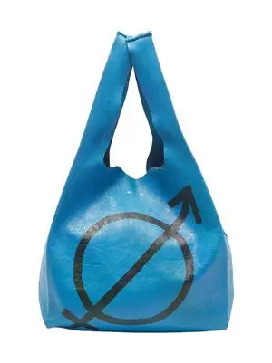 BALENCIAGA Supermarket Leather Tote Bag