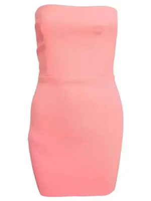 Alex Perry Strapless Crepe Mini Dress - Pink
