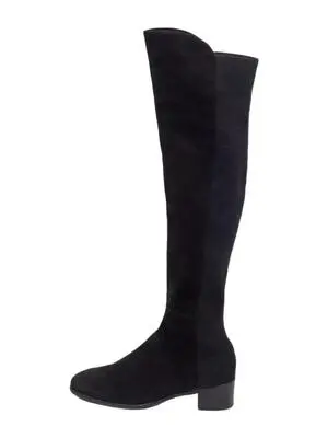 STUART WEITZMAN Stuart Weitzman Lowland Over-the-Knee Boots Black