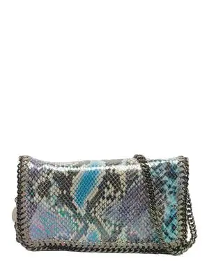 STELLA MCCARTNEY Falabella Python-effect Crossbody Bag