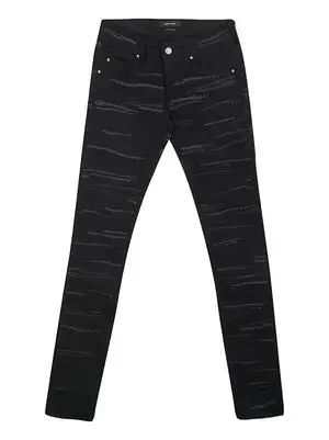 ISABEL MARANT VINTAGE Isabel Marant Vintage Black Embroidered Skinny Jeans