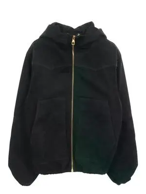 LOUIS VUITTON Monogram Embossed Jacket - Black