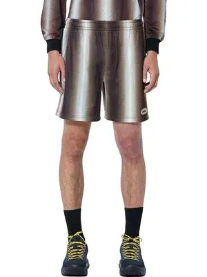 METALWOOD STUDIO Mesh-like Elasticated Waistband Shorts - Brown