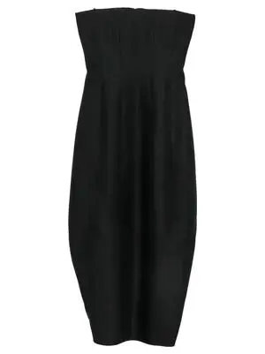 Khaite Stela Strapless Maxi Dress - Black