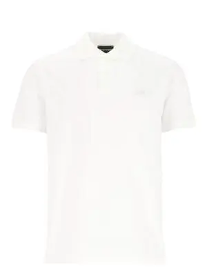 Emporio Armani Logo-embroidered Polo Shirt - White