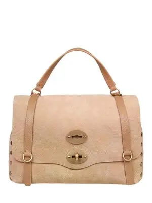 ZANELLATO Postina Re Jones Nabuck-leather Tote Bag Neutrals