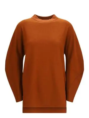 Loro Piana Balloon-sleeve Top - Brown