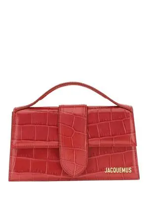 Jacquemus Le Grand Bambino Leather Top Handle Bag - Red