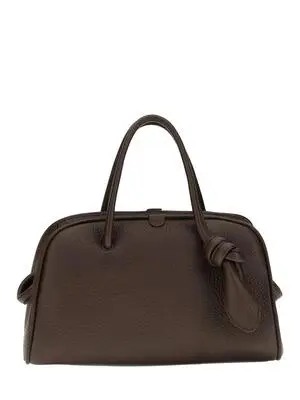 Jacquemus Le Petit Turismo Leather Top Handle Bag - Brown