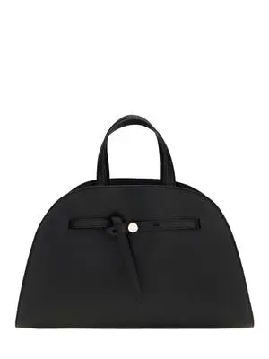 Tory Burch Tory Burch Romy Calf Leather Top Handle Bag Black