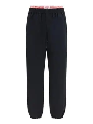 Versace Nylon Jogger Pants - Black