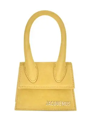 Jacquemus Jacquemus Le Chiquito Mini Leather Top Handle Bag Yellow
