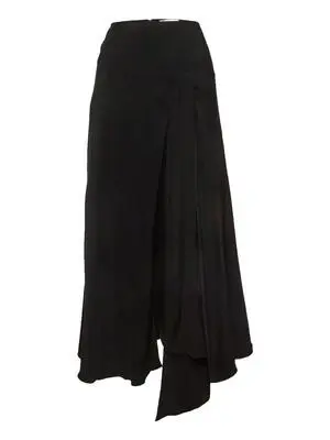 VICTORIA BECKHAM Victoria Beckham Draped Asymmetric Midi Skirt