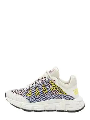 Versace Versace Trigreca Sneakers With Greca Print Blue