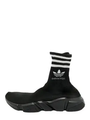 Balenciaga X Adidas Speed Trainer Sneakers - Black