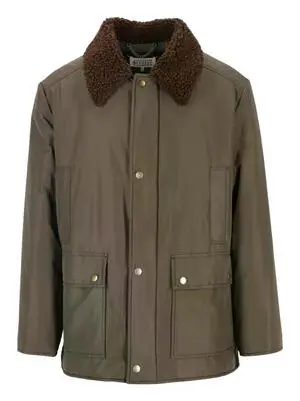 MAISON MARGIELA Fleece-collar Hunting Jacket - Green