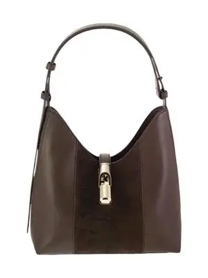 Furla Goccia S Leather Shoulder Bag - Brown