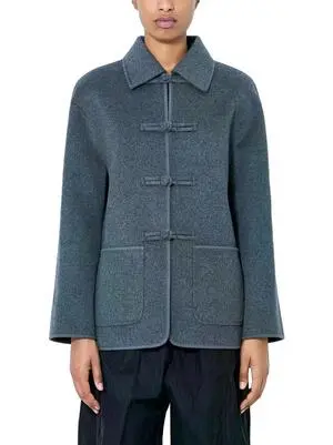 RÓHE Toggle-fastening Long-sleeve Jacket - Grey