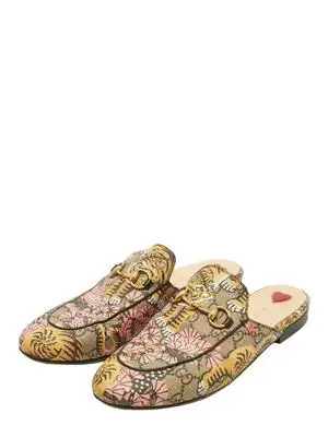 Gucci Princetown Horsebit Mules - Neutrals