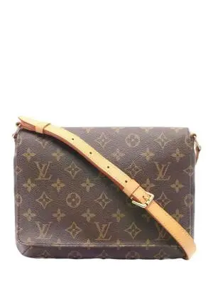 LOUIS VUITTON Musette Tango Monogram Shoulder Bag - Brown