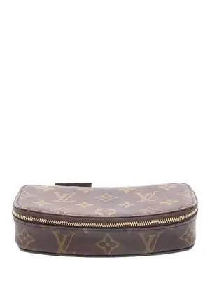 LOUIS VUITTON 1998 Monogram Monte Carlo Pouch Brown