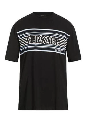 Versace T-shirt Size Cotton - Black