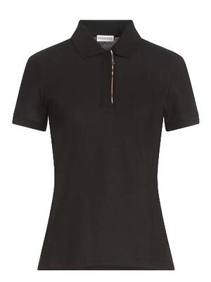 Burberry Cotton Piqué Polo Shirt - Black