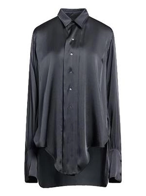 MAISON MARGIELA Shirt Charcoal Size Acetate, Viscose - Grey