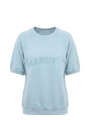 MAISON MARGIELA Short Sleeve Sweatshirt - Blue
