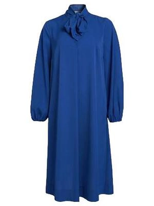 SHIRTAPORTER Midi Dress Size Polyester - Blue