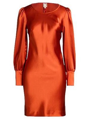 INES DE LA FRESSANGE PARIS Maxi Dress Rust Size Recycled Polyester, Polyester - Red