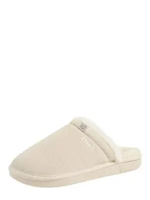 BRUNCH Essential Suede Shearling Slippers - Beige