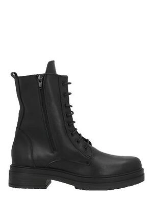 DIVINE FOLLIE Ankle Boots In Leather - Black