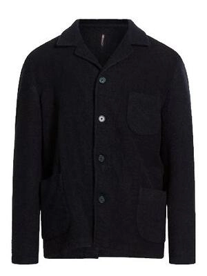 SANTANIELLO Wool Blend Jacket - Midnight Blue
