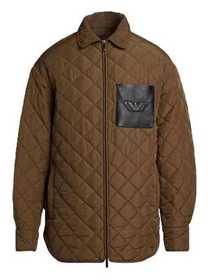 Emporio Armani Puffer Midnight Size Polyester - Brown