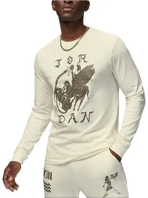 JORDAN Artist Series Umar Rashid Long-sleeve T-shirt - Sail