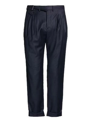 PAOLONI Virgin Wool Blend Trousers - Blue