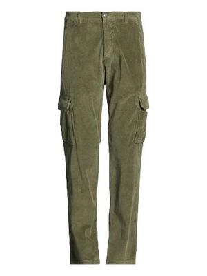 MOORER Cotton Elastane Cargo Pants - Green
