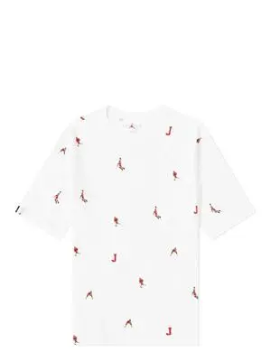 JORDAN Allover Jumpman T-shirt 'holiday - White