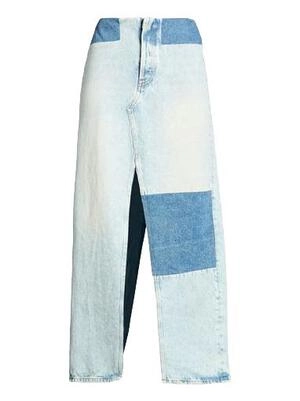 MAISON MARGIELA Denim Skirt Size Cotton - Blue
